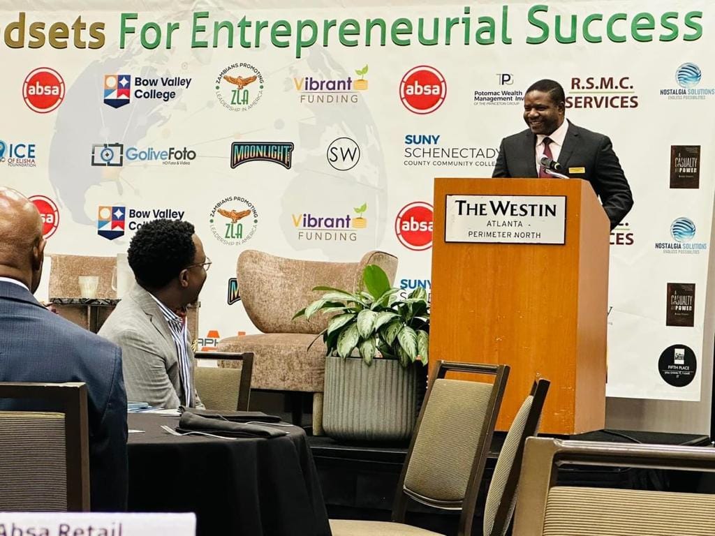 Ambassador Kanyama Speaks at “Shifting Mindsets for Entrepreneurial ...